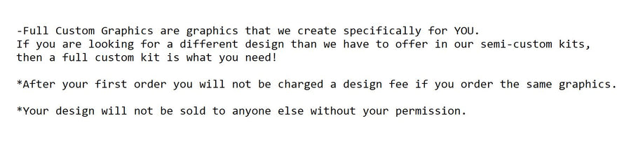 FULL CUSTOM GRAPHICS – 396graphics