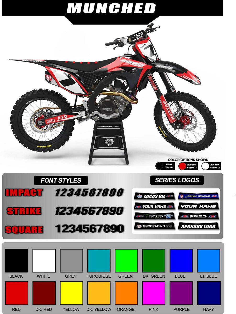 Munched Graphics For Honda 396graphics