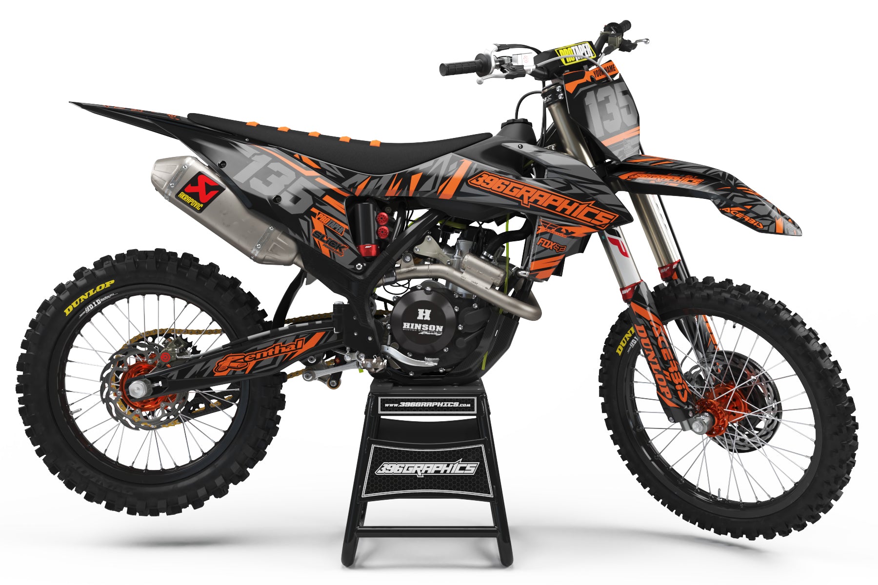 SEMI CUSTOM GRAPHICS FOR KTM – 396graphics